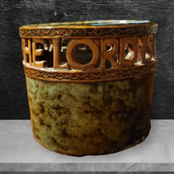 Vintage | Accents | Vtg Candle Holder Ceramic The Lord Is My Shepard ...